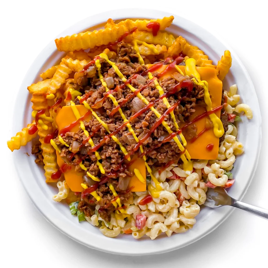 Vegan Garbage Plate - Thee Burger Dude