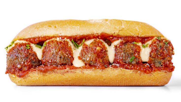 Vegan Meatball Sub - Thee Burger Dude