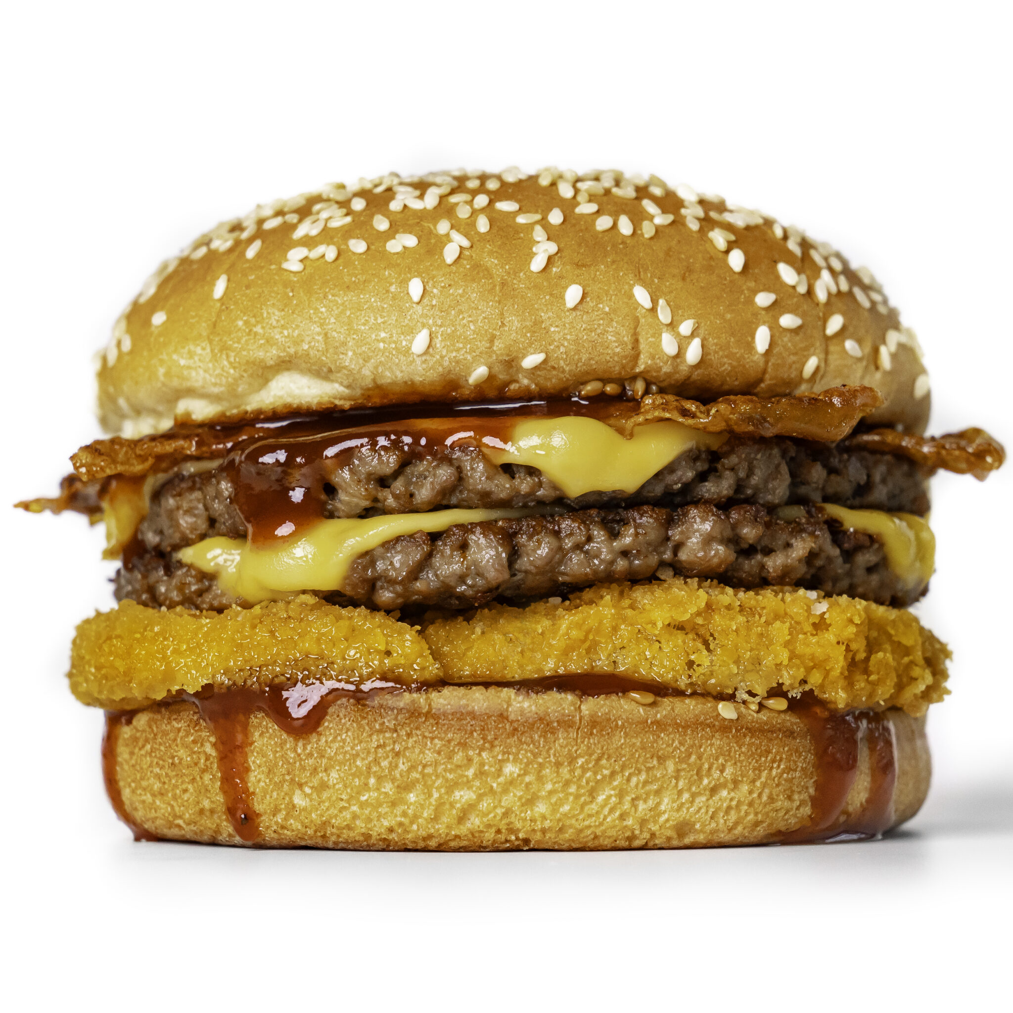 Vegan Western Bacon Cheeseburger - Thee Burger Dude