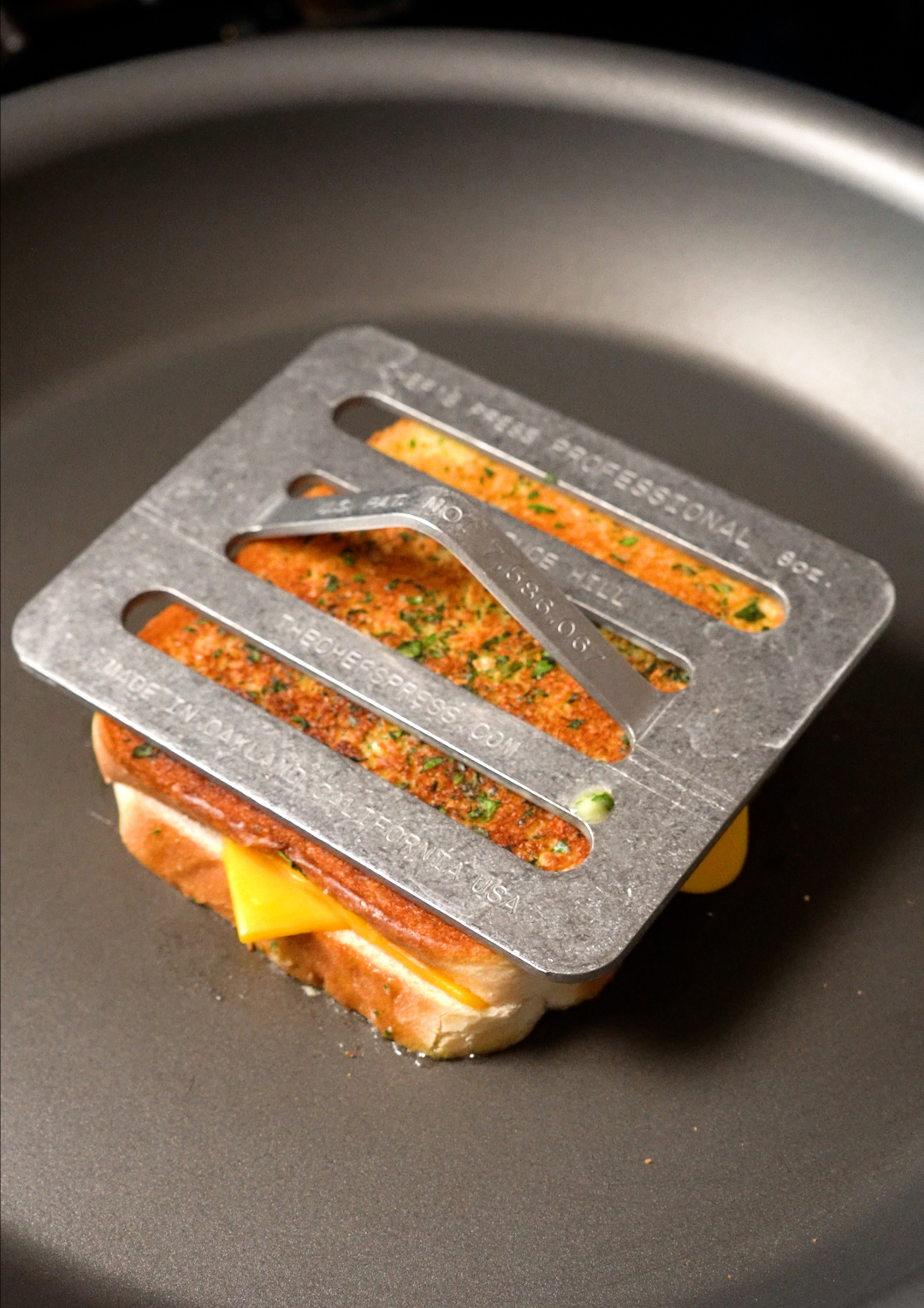 Vegan Garlic Bread Grilled Cheese - Thee Burger Dude