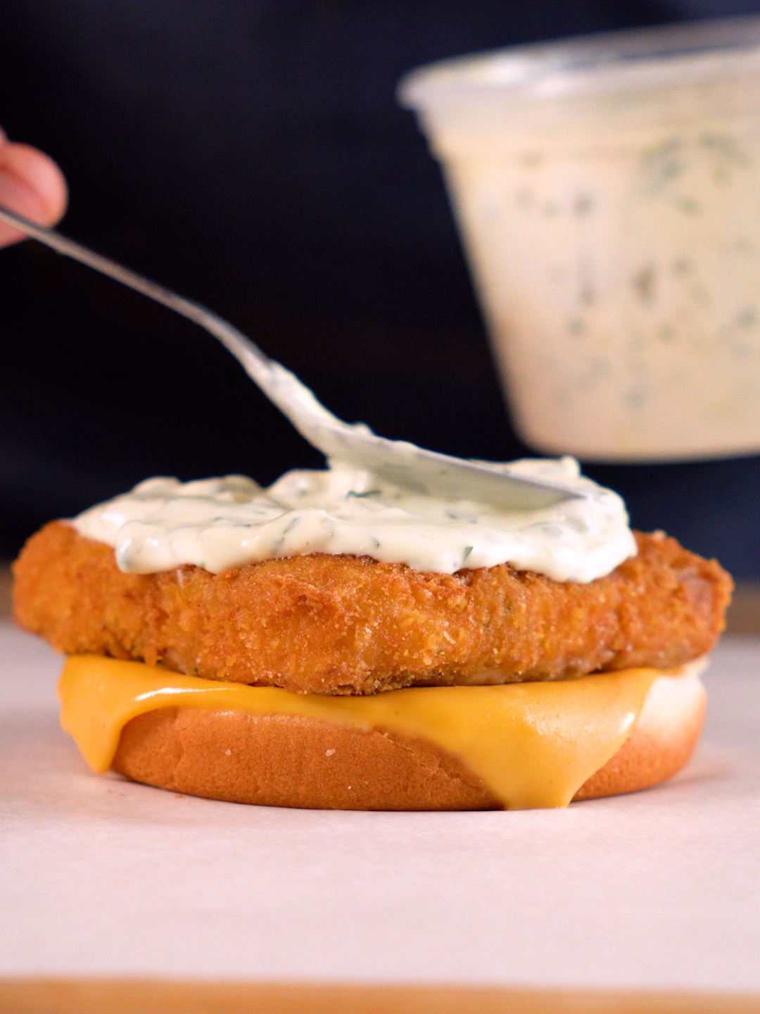 Vegan Filet-O-Fish - Thee Burger Dude