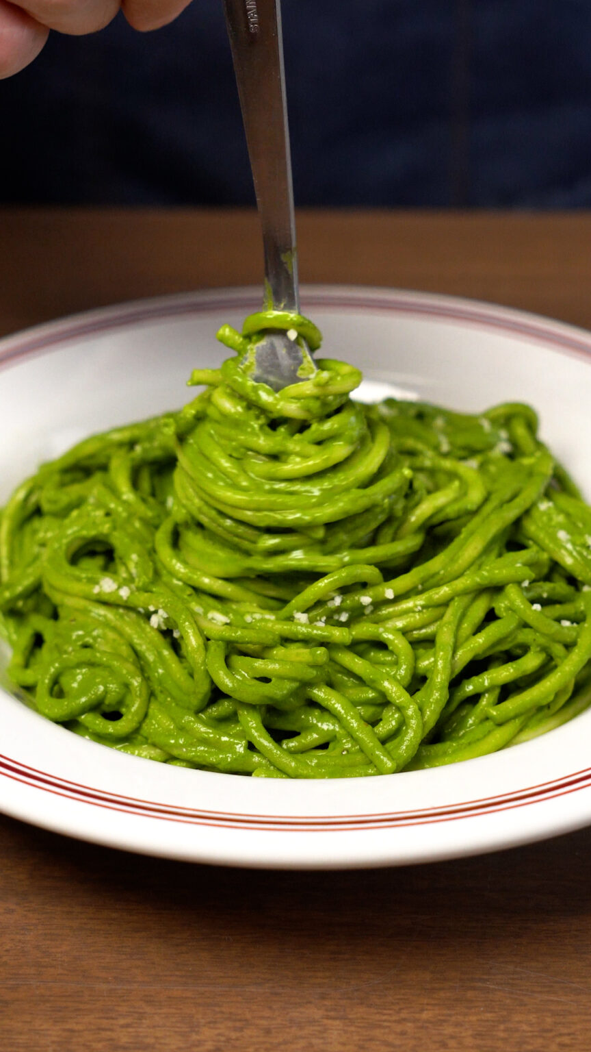 Spinach Spaghetti - Thee Burger Dude