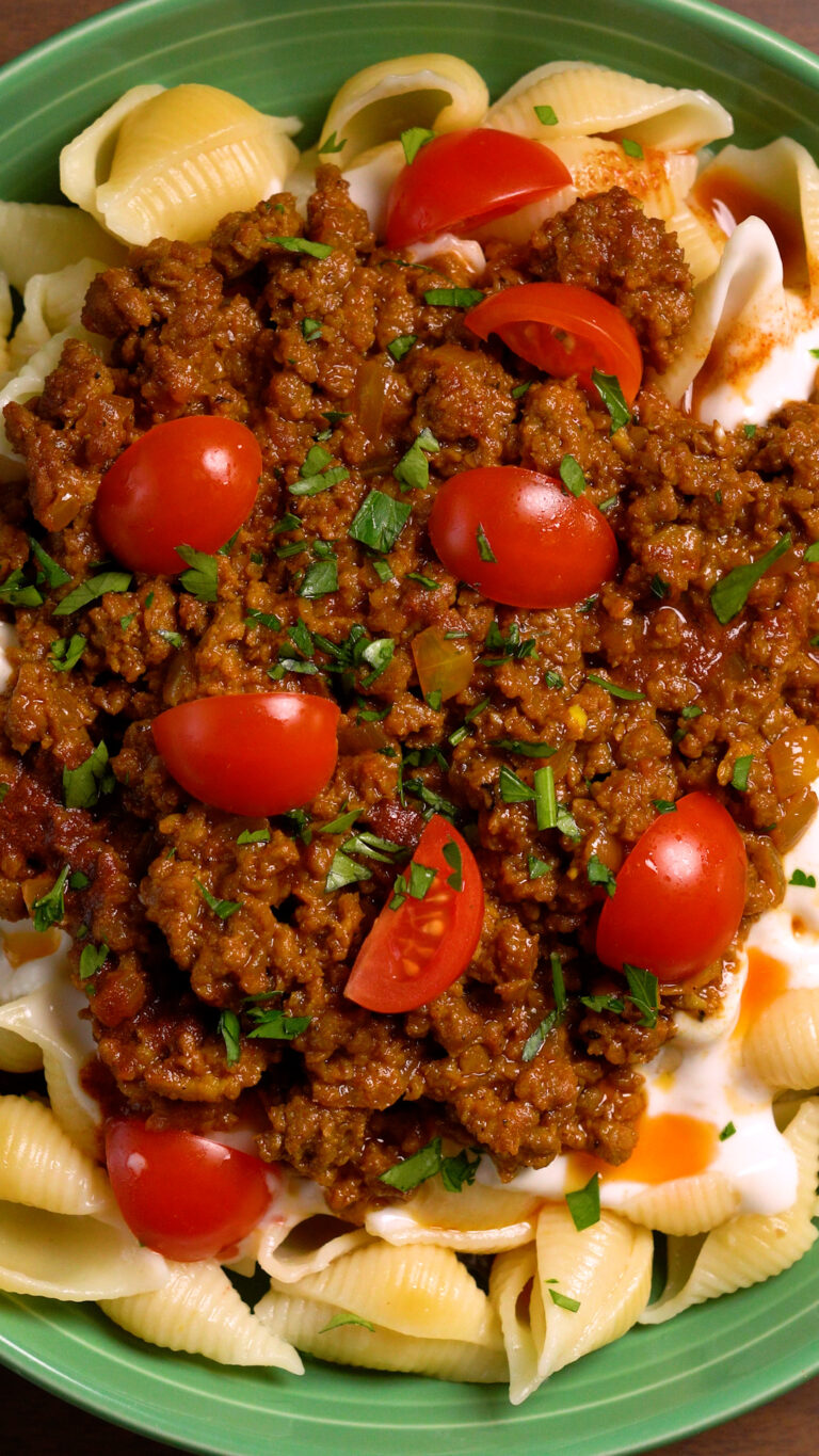 Vegan Turkish Pasta - Thee Burger Dude