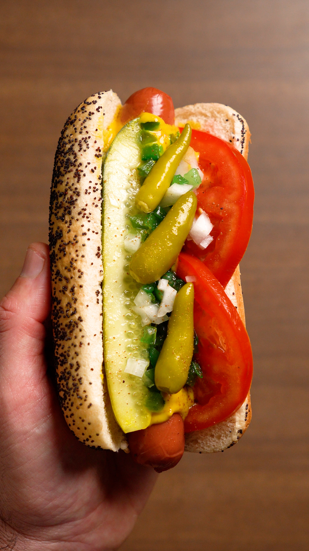 Vegan Chicago Hot Dog - Thee Burger Dude