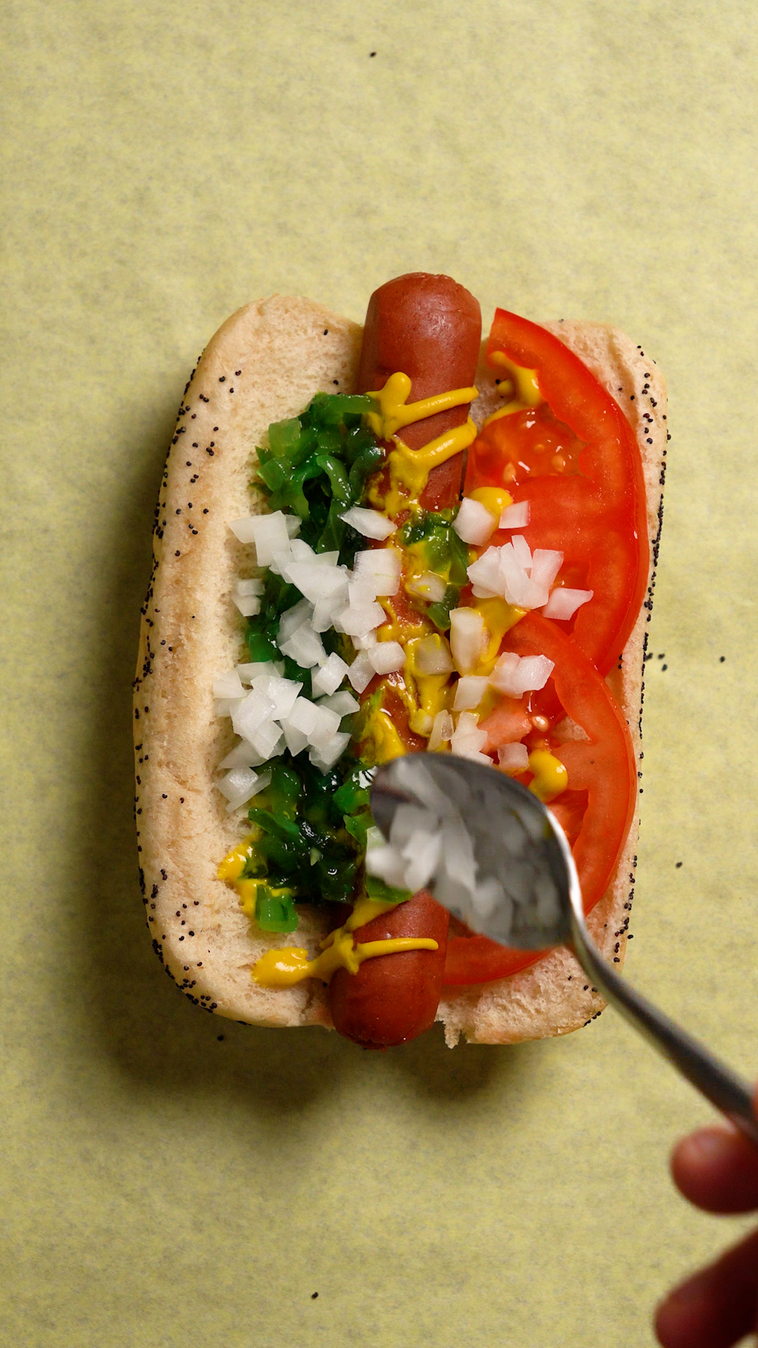 Vegan Chicago Hot Dog - Thee Burger Dude