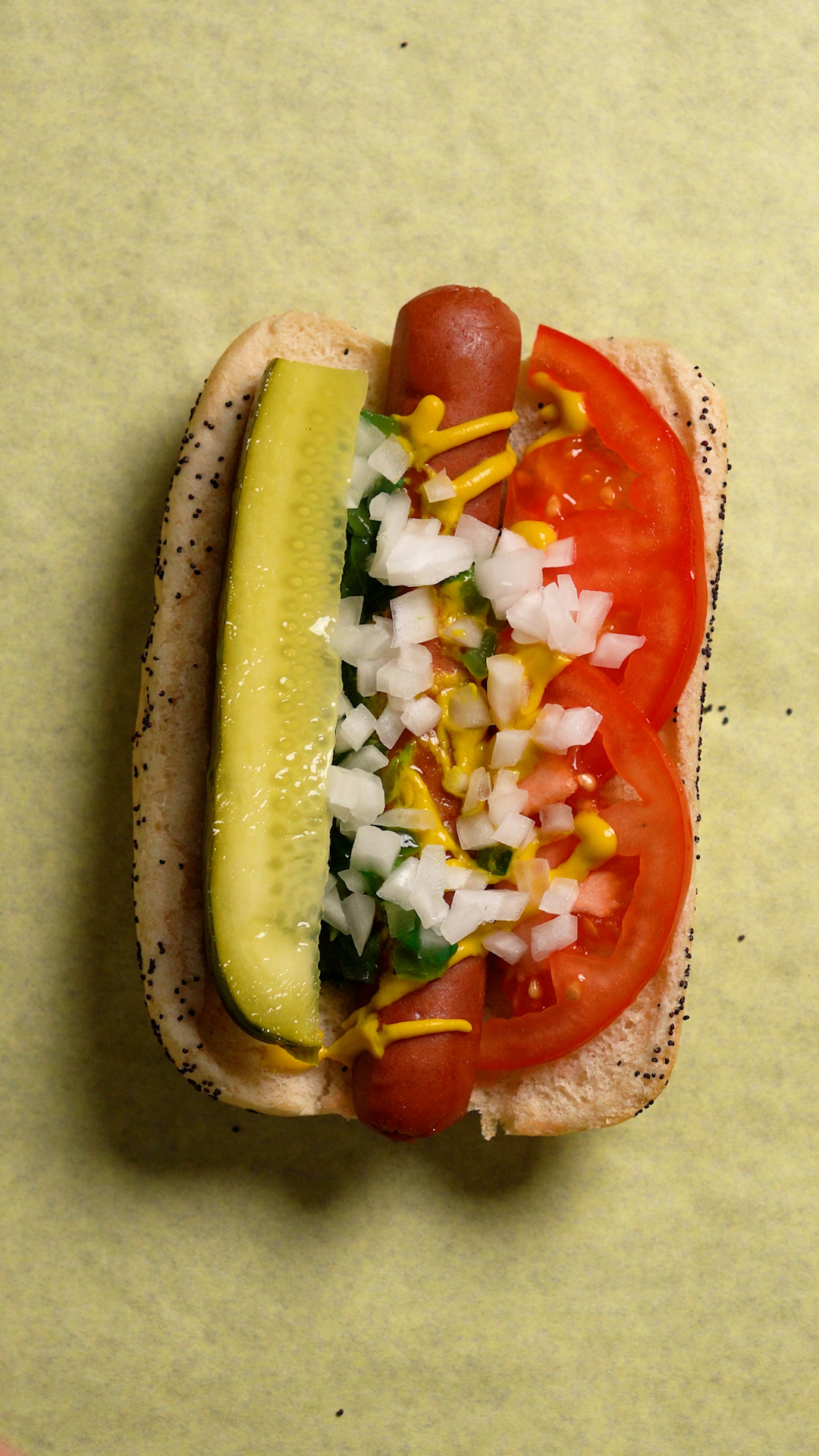 Vegan Chicago Hot Dog - Thee Burger Dude