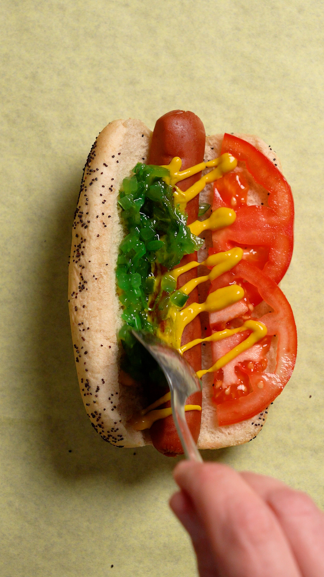 Vegan Chicago Hot Dog - Thee Burger Dude