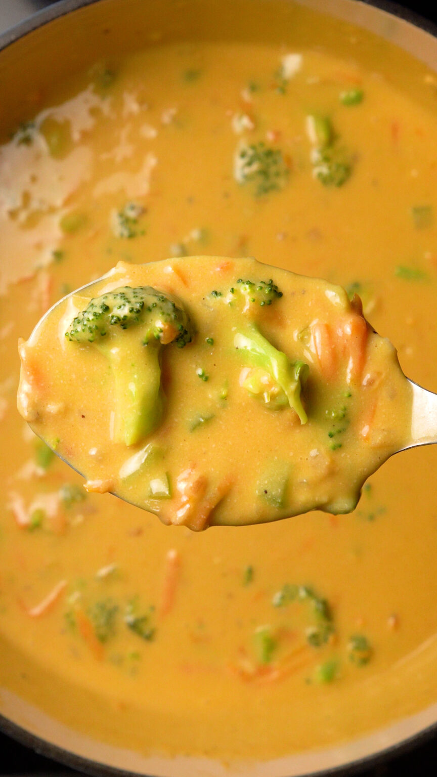 Vegan Broccoli Cheddar Soup - Thee Burger Dude